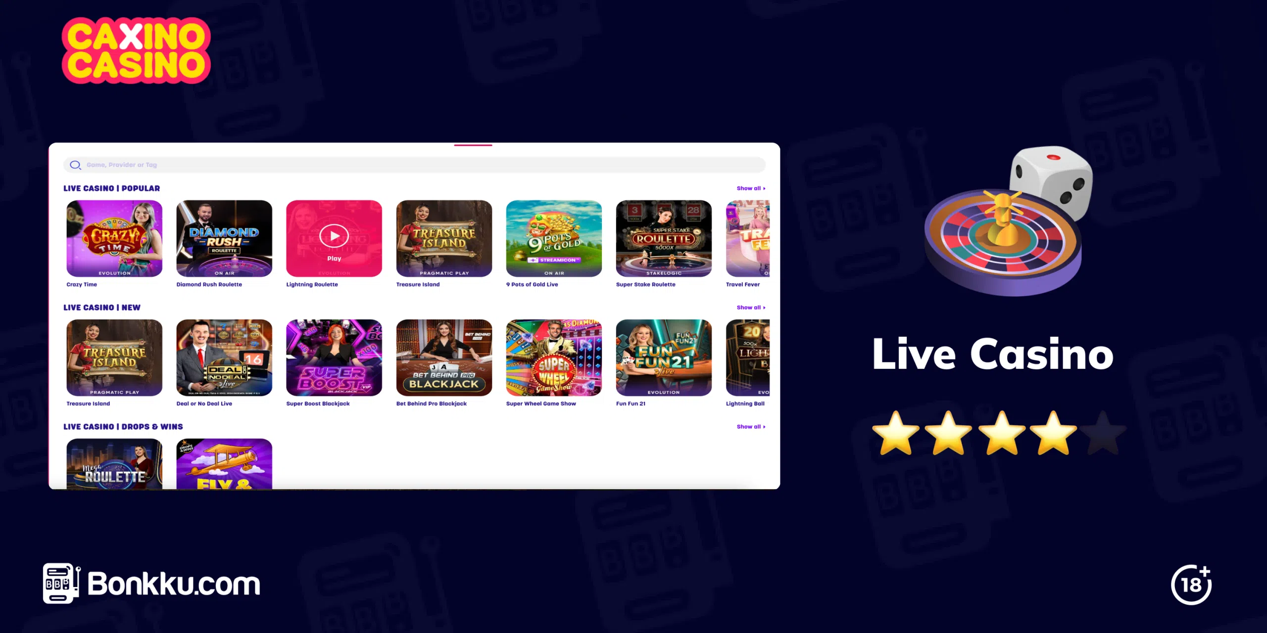 Caxino Casino Casino Review Honest Review By Bonkku