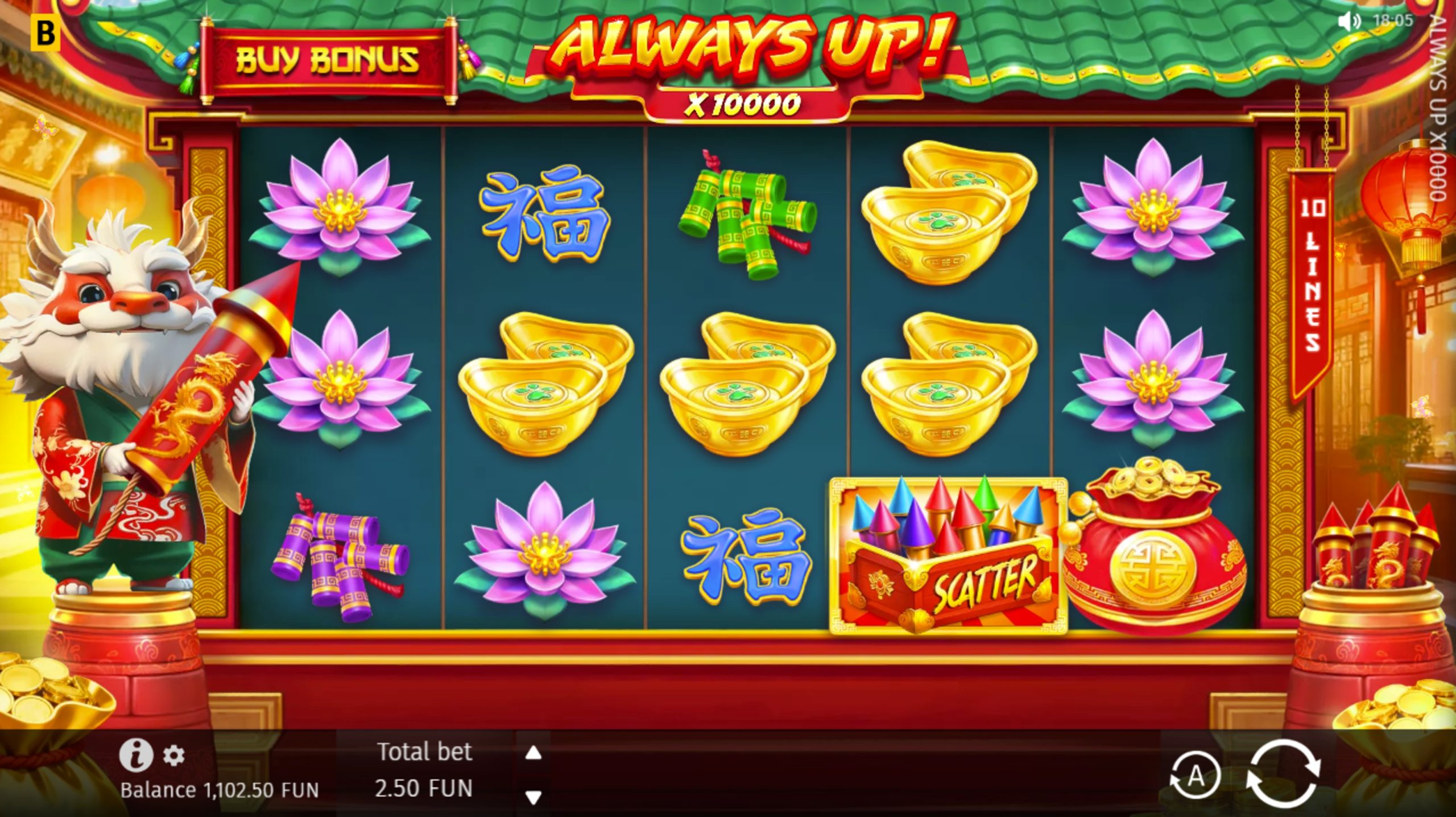 Always Up! x10000 Demo & Slot Review (BGaming)